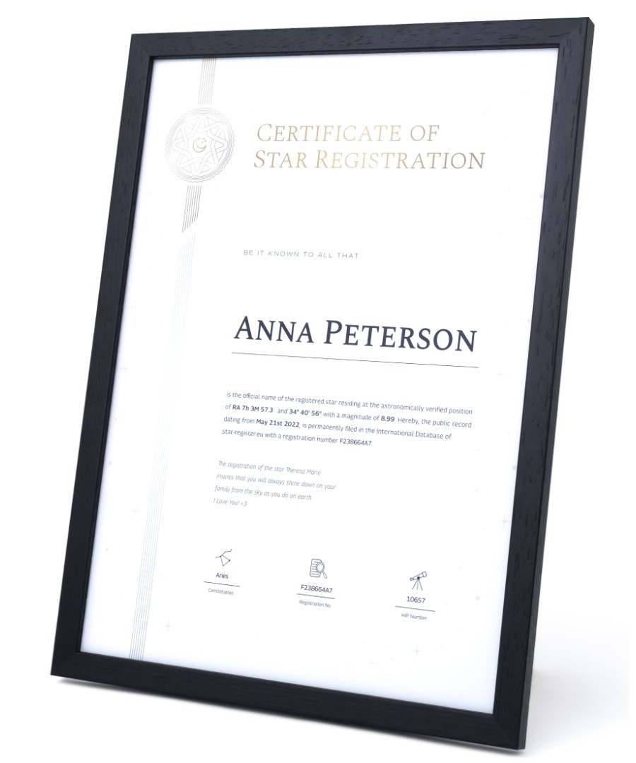 Name A Star Gift - Standard Star Registration